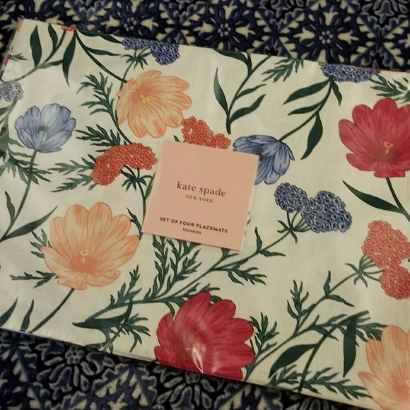 kate spade | Kitchen | Kate Spade Set Of 4 Blossom Placemats | Poshmark